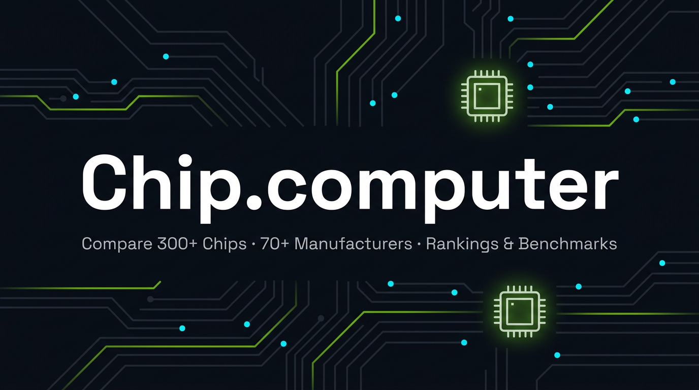 Chip.computer — Compare 550+ Computer Chips, AI Chips, CPUs, GPUs ...